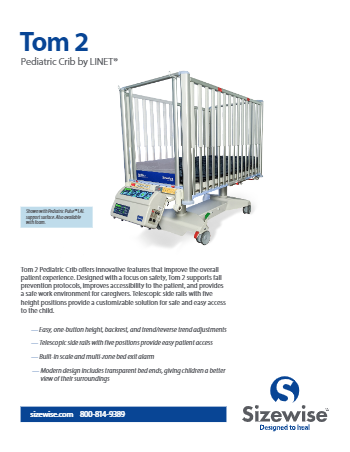 Tom 2 Pediatric Hospital Crib by Linet | Rental - Agiliti